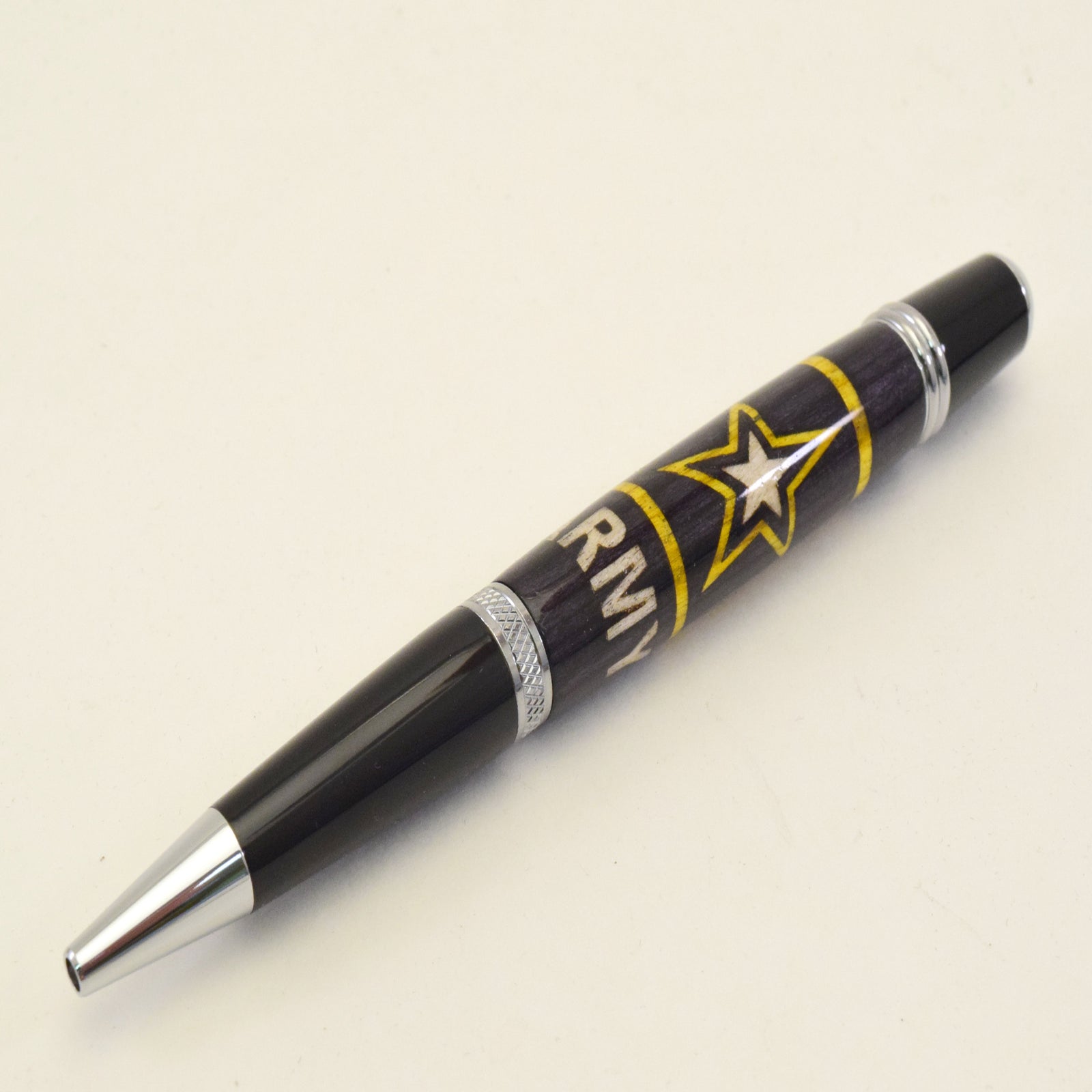 Inlay Army Ballpoint Twist Pen